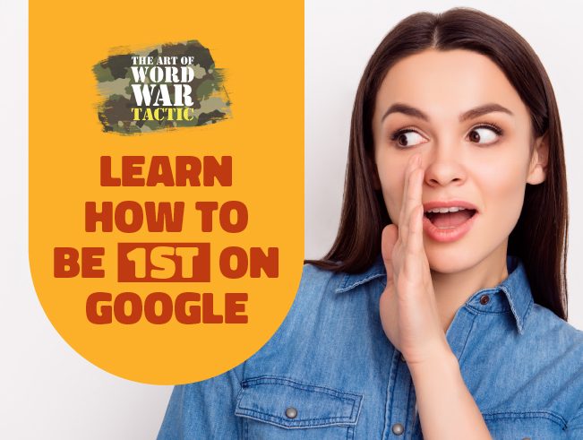 How to be 1st on Google: An SEO Tactic - Google Ads Agency